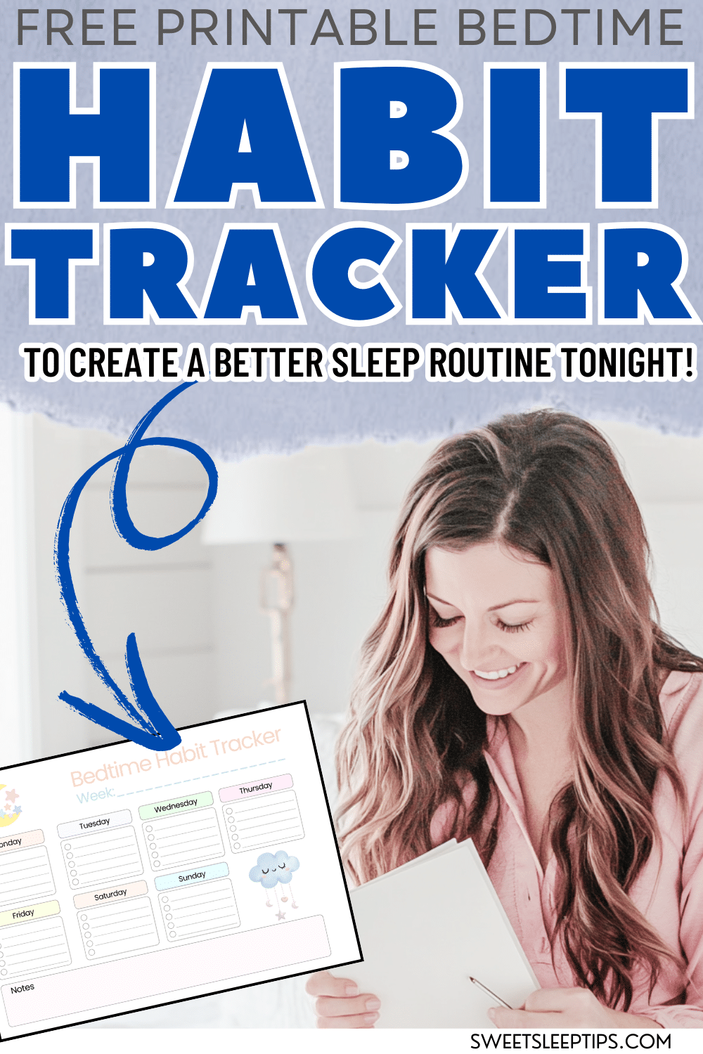 Bedtime Habit Tracker: Free Printable for a Better Sleep Routine ...