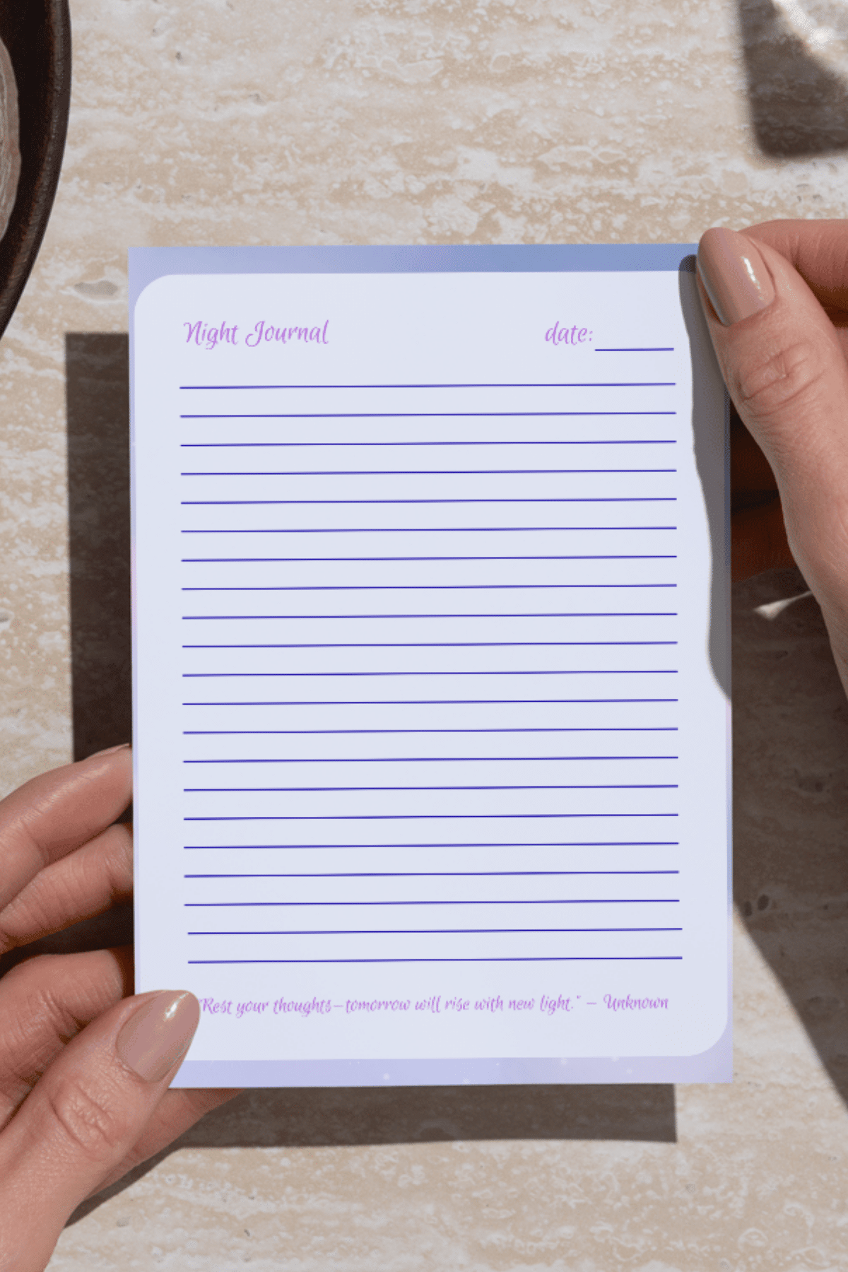 Simple Night Journal Prompts for Peace and Clarity in 2025 [Free ...