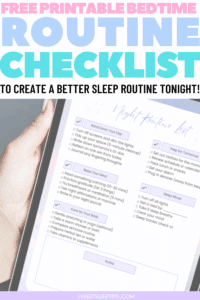 Night Routine List for Better Sleep [Free Printable + Simple Steps ...