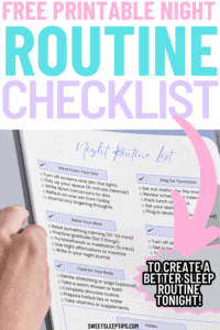 Night Routine List for Better Sleep [Free Printable + Simple Steps ...