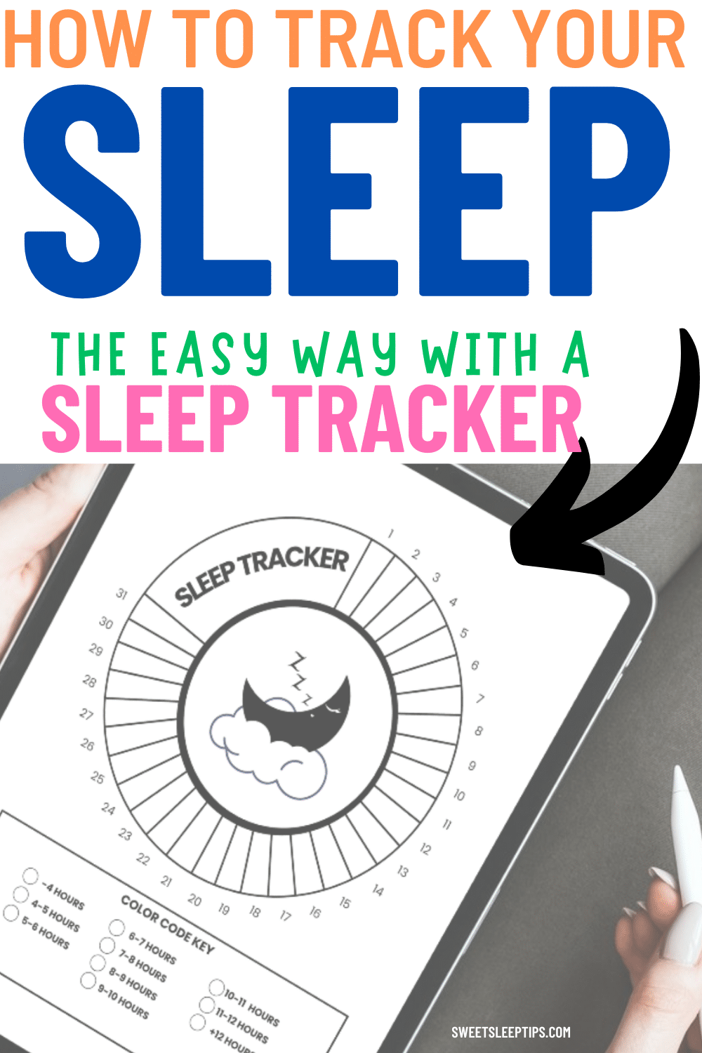 Free Printable Sleep Tracker to Finally Understand Your Sleeping Habits ...