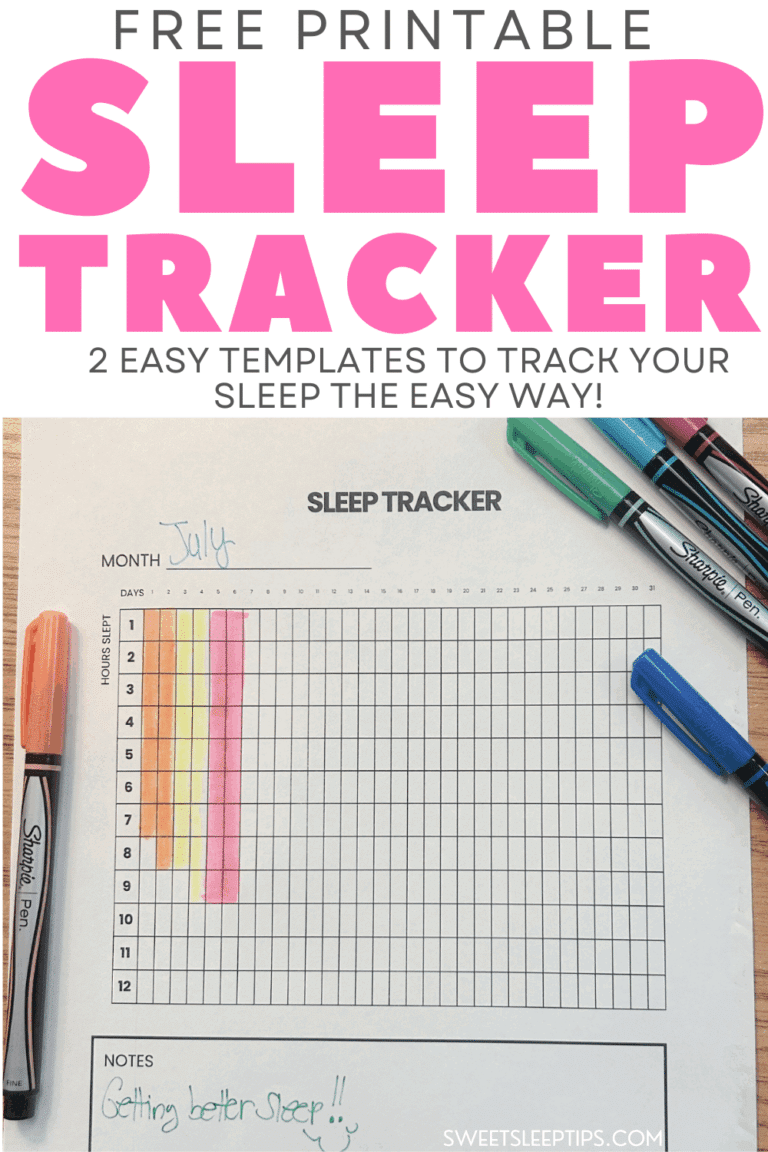 Free Printable Sleep Tracker to Finally Understand Your Sleeping Habits ...