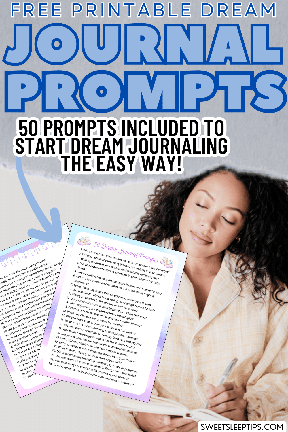 Dream Journal Prompts Download: The Easy Way to Start Recording Your ...