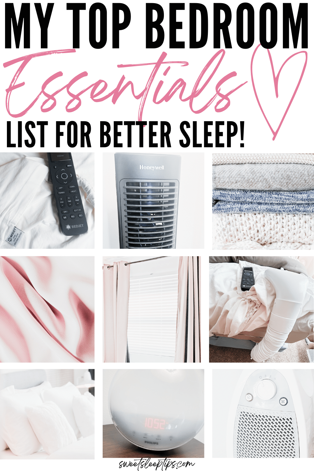 Top 15 Bedroom Essentials: My Must Have List for Better Sleep ...