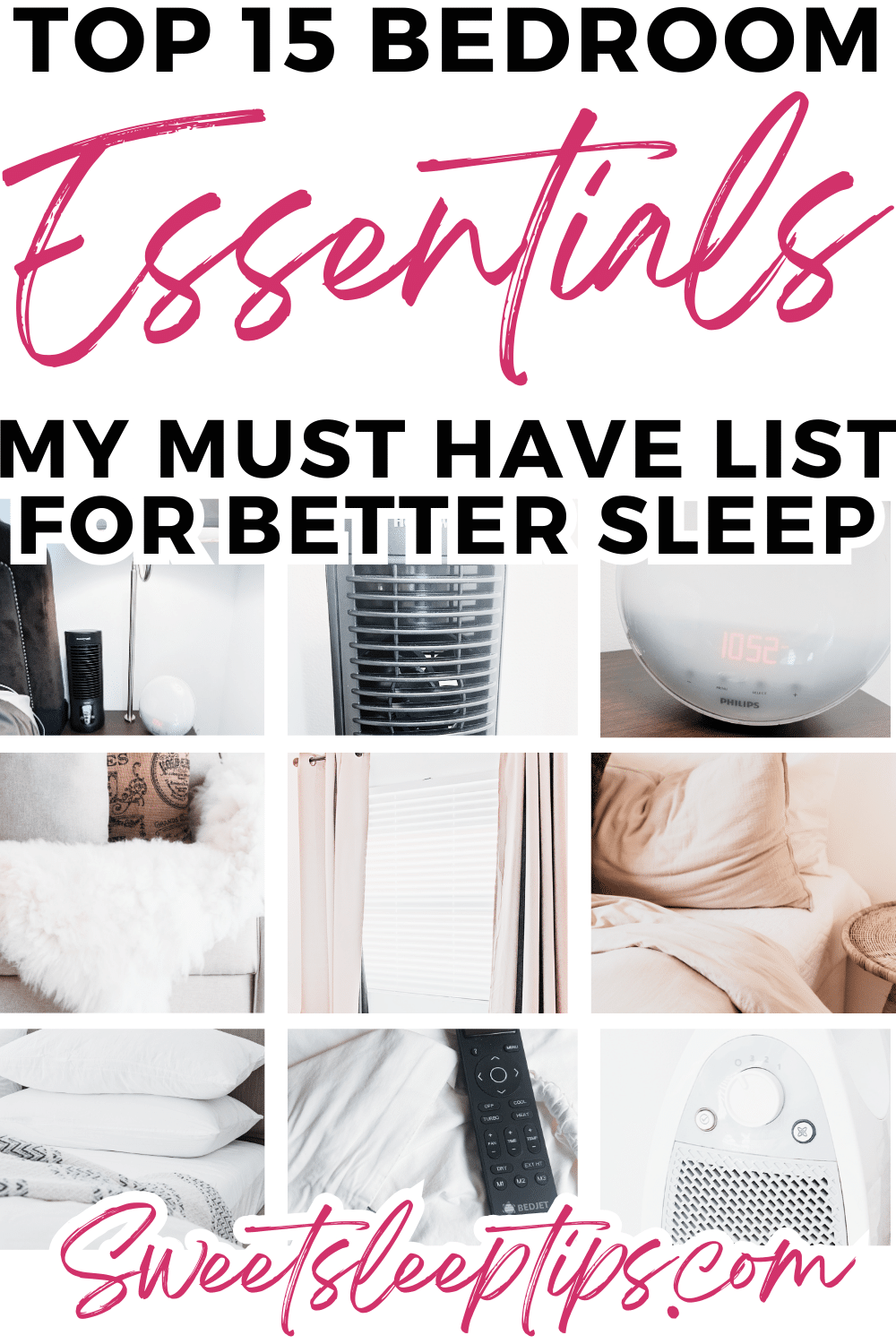 Top 15 Bedroom Essentials: My Must Have List for Better Sleep ...