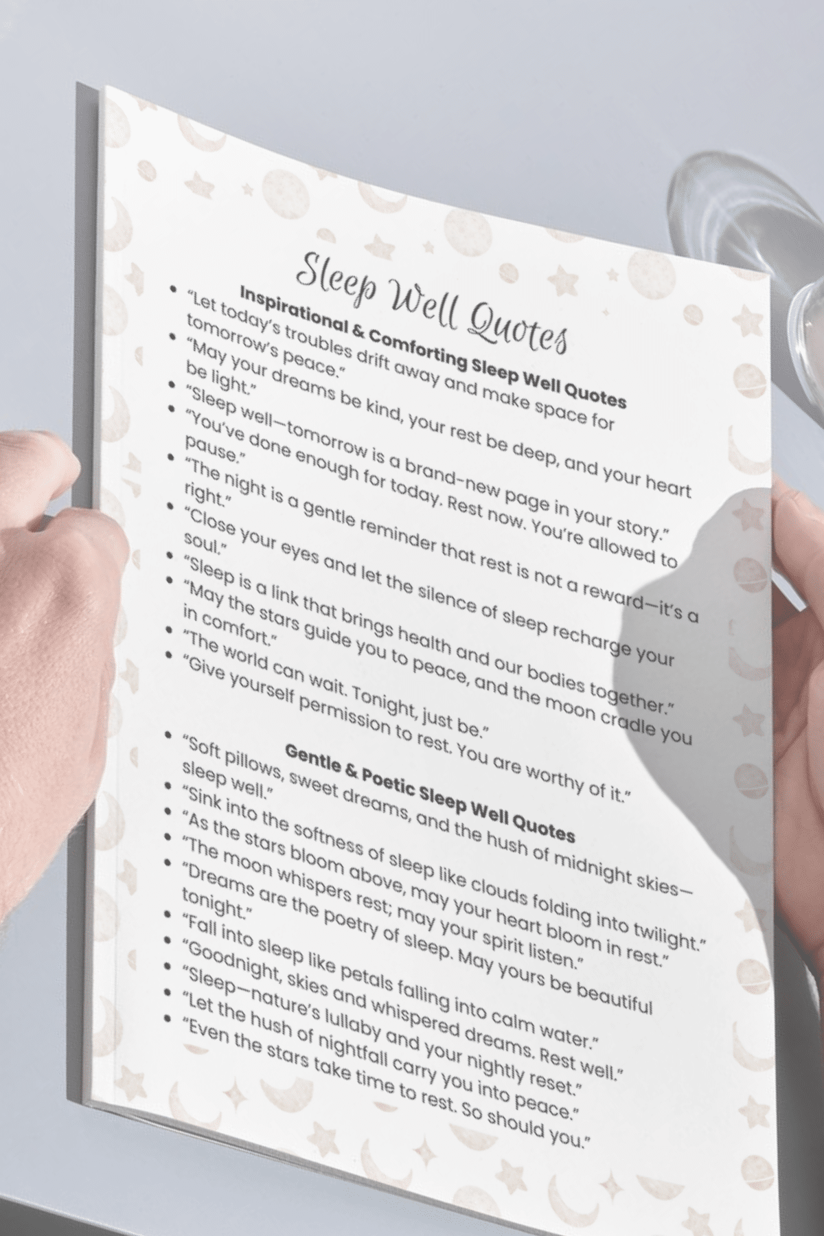 50 Sleep Well Quotes to Relax and Rest Easy Tonight [Free Printable ...