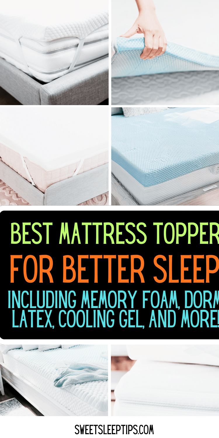 Find the Best Mattress Topper for Your Sleep: Memory Foam, Latex ...