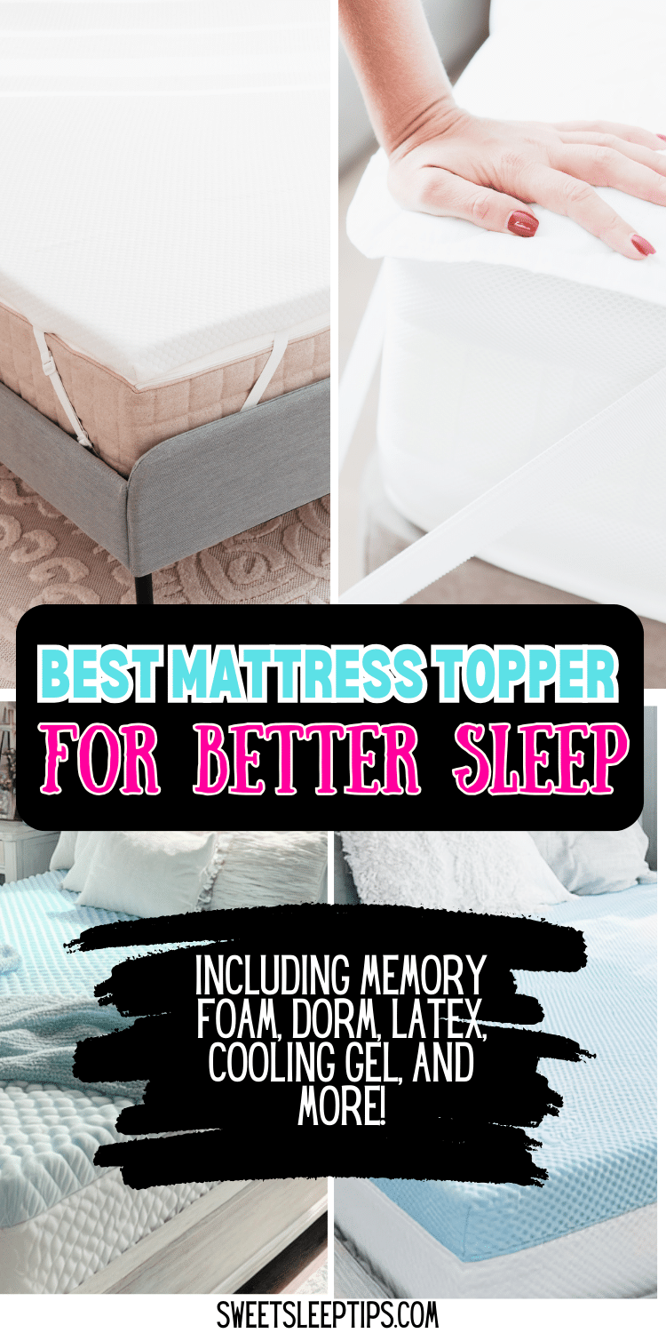 Find the Best Mattress Topper for Your Sleep: Memory Foam, Latex ...